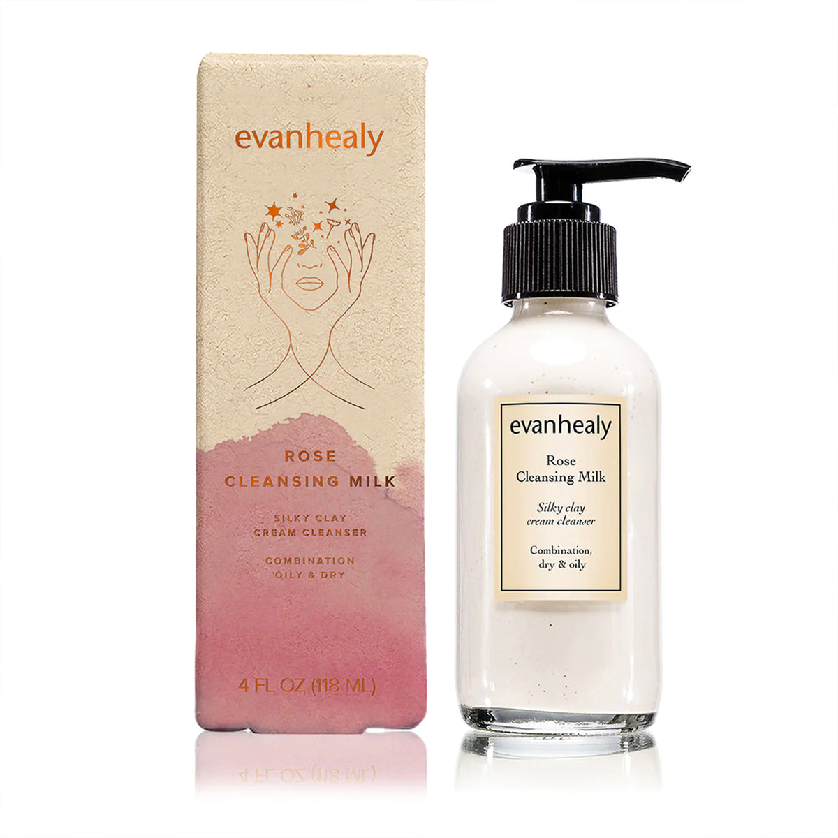 Rose Cleansing Milk Cream Cleanser | evanhealy – Abundance Naturally